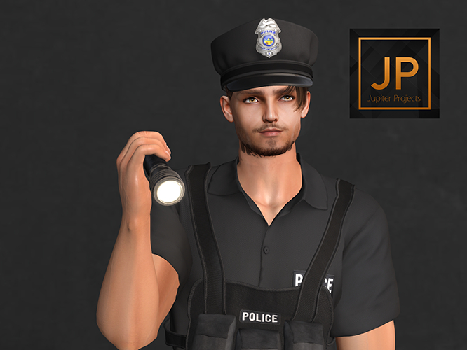 Second Life Marketplace - 14.[Since1975] Freeze! Police - Flashlight